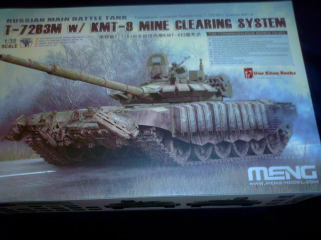MENG 1/35 SCALE Russian Main Battle Tank T-72B3M W/Kmt-8 Min Cle Sys £39.99 - PicClick UK