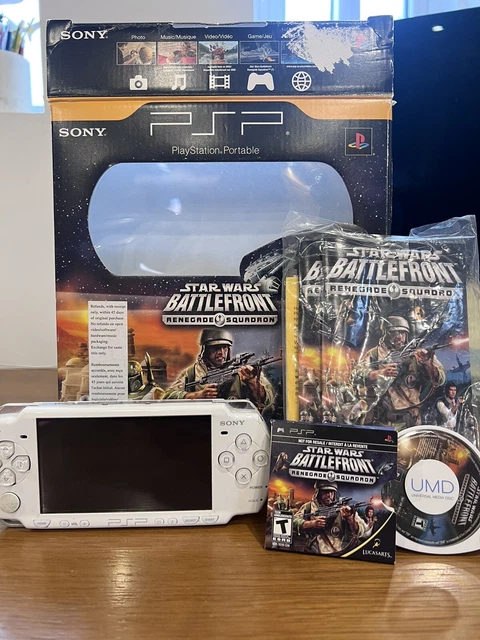 LIMITED EDITION STAR Wars Battlefront Darth Vader PSP 2001 White ...