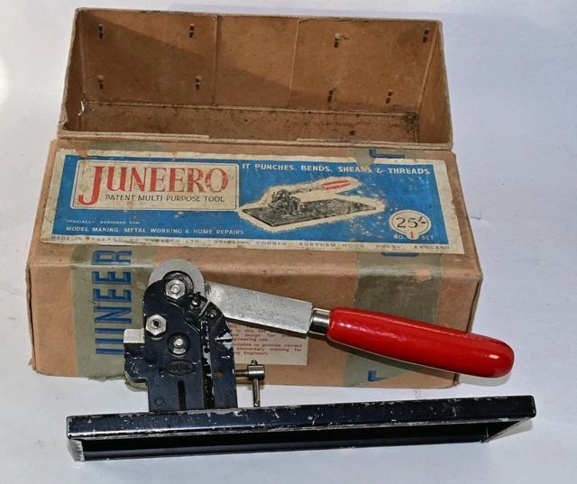 VINTAGE JUNEERO PATENT Multi-Purpose Tool in Original Box Marked No 1 ...