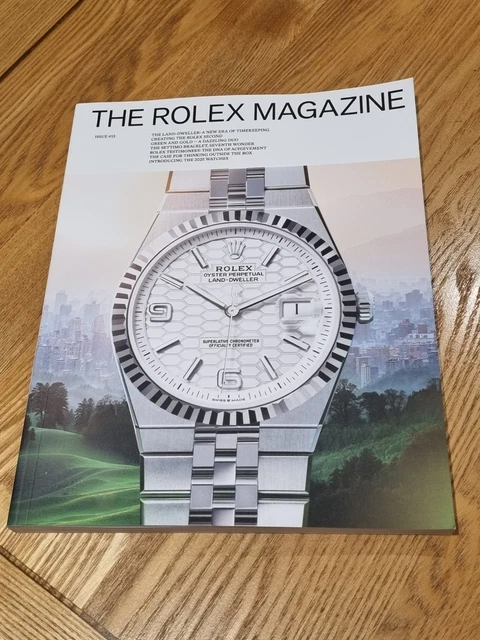 THE ROLEX MAGAZINE Issue 13 Land-Dweller Green & Gold Daytona 148 Pages ...