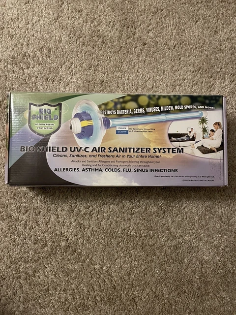BIO-SHIELD UV-C AIR Sanitizer System Phillips UVC Technology Air ...
