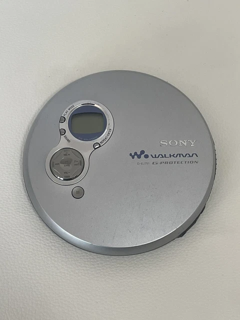 REPRODUCTOR DE DISCOS compactos Sony D-EJ751 reproductor de CD portátil ...