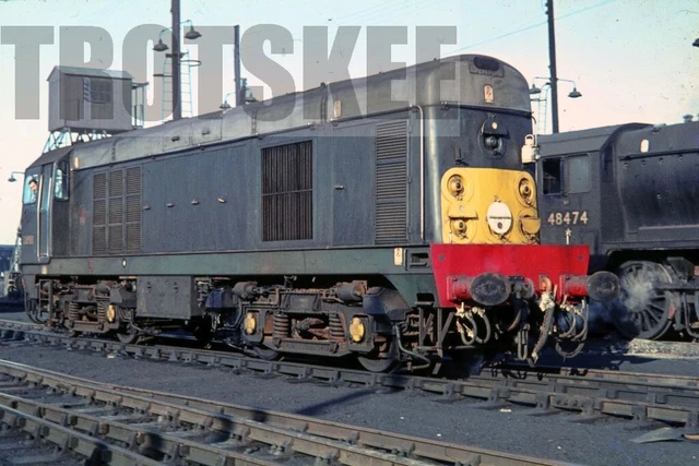 35MM SLIDE BR British Railways Diesel Loco Class 20 D8XXX c1965 ...