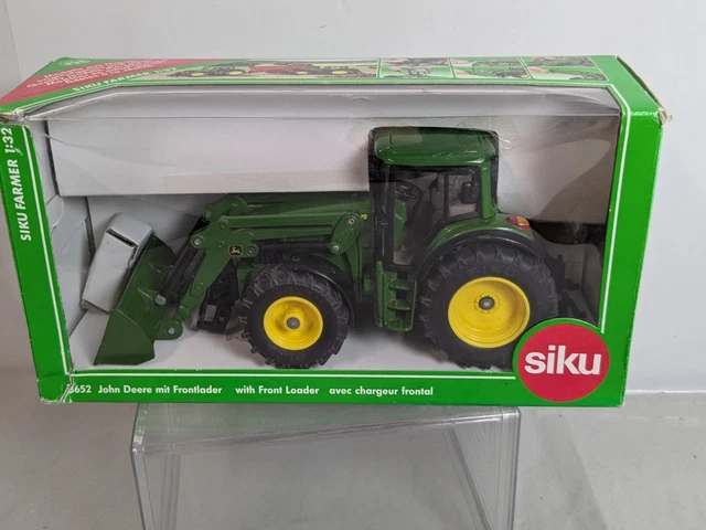 SIKU FERMIER 3652 John Deere avec Chargeur Frontal Die-Cast 1/32 ...