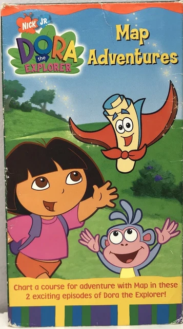 NICK JR DORA Explorer Map Adventures VHS Video Tape BUY 2 GET 1 FREE ...