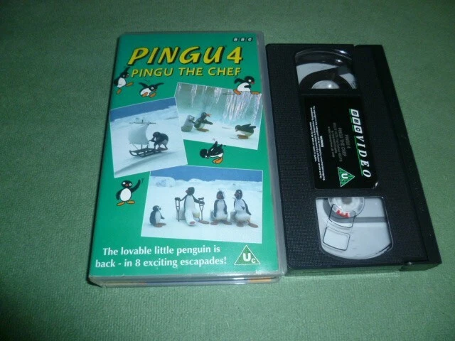 PINGU 4 PINGU The Chef-Animated-Vhs Video Small Box/Bbc Video Bbcv4975 ...