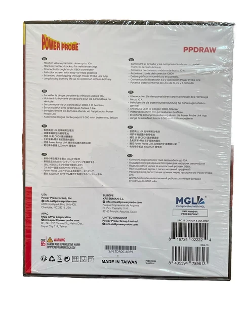 POWER PROBE PPDRAW Parasitic Battery Draw Drain Monitor Electrical ...