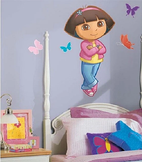 DORA THE EXPLORER Figure Giant Peel and Stick Wall Sticker Decal NEW ...