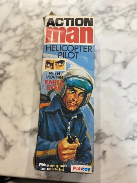 ACTION MAN VINTAGE Box - Helicopter Pilot £13.50 - PicClick UK