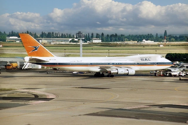 SAA SOUTH AFRICAN Airways Boeing 747-444 ZS-SAW At London Heathrow ...