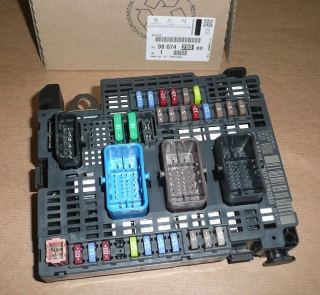 MODULE BSM BOÎTE à Fusibles Citroen C4 II DS4 9807428080 BSM-AB2-00 ...