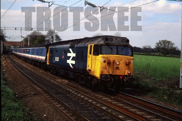 35MM SLIDE BR British Railways Diesel Loco Class 50 50031 Balsall 1988 ...