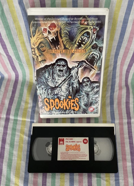 WHITE BOX VHS Video Film Vintage Movie Horror Spookies Featuring Muck ...