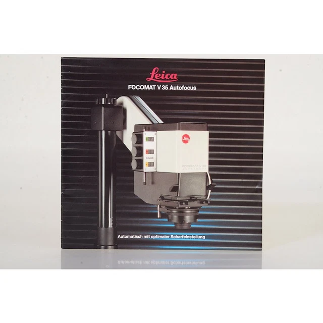 LEICA / LEITZ Focomat V35 Autofocus Brochure / Leaflet / DE £3.40 ...
