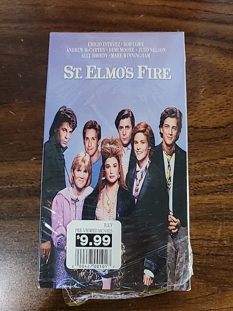ST. ELMOS FIRE (VHS, 1993) Emilio Estevez, Rob Lowe, Demi Moore $3.99 ...