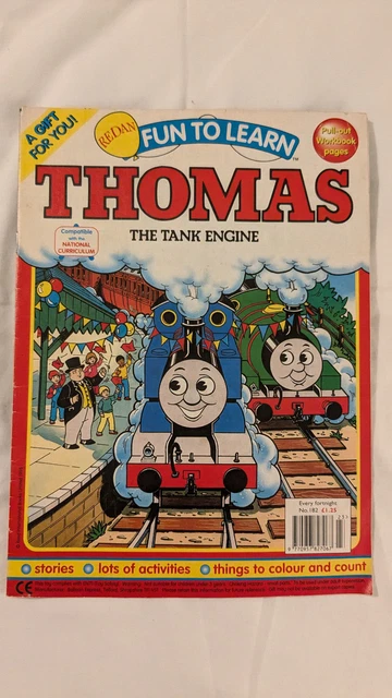 THOMAS THE TANK engine fun to learn magazine 1998 no 182 £20.00 ...