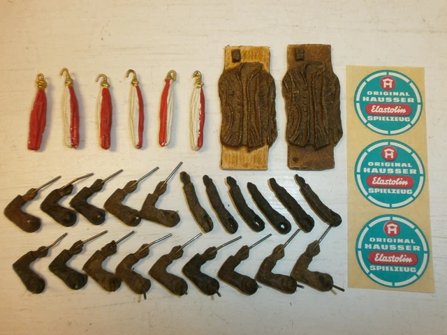 HAUSSER ELASTOLIN ERSATZTEILE für alte Massesoldaten Bügelbrett ...