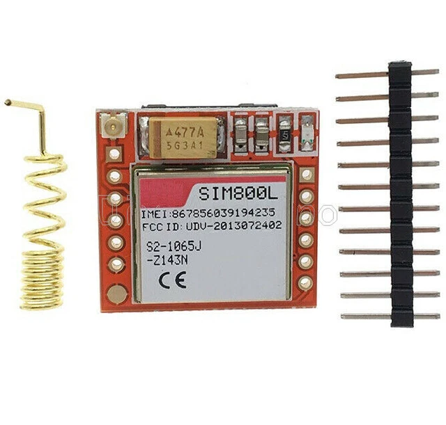 SMALLEST SIM800L GSM GPRS Module Card Board Quad-Band Onboard With ...