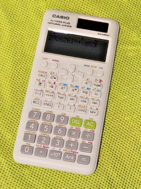 CASIO FX-115ESPLS2 2ND Edition Advanced Scientific Calculator $5.48 ...