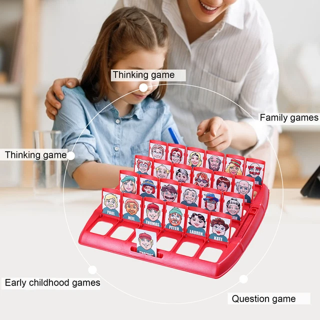 (WHO I AM)GUESSING Board Game Portable Reasoning Desktop Game Parent ...