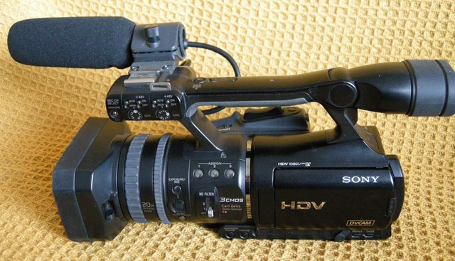 SONY HVR-V1E PRO Camcorder Mini DV CAM 1080i High Definition HDMI Out 3 ...