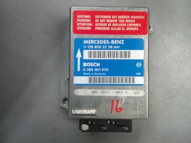 MERCEDES R129 SL Rollover Bar Sensor Control Module A1298202226 ...