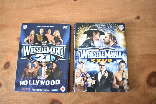 WRESTLING DVD BUNDLE Wrestlemania DVD Set X 7 (G) EUR 17,52 - PicClick IT