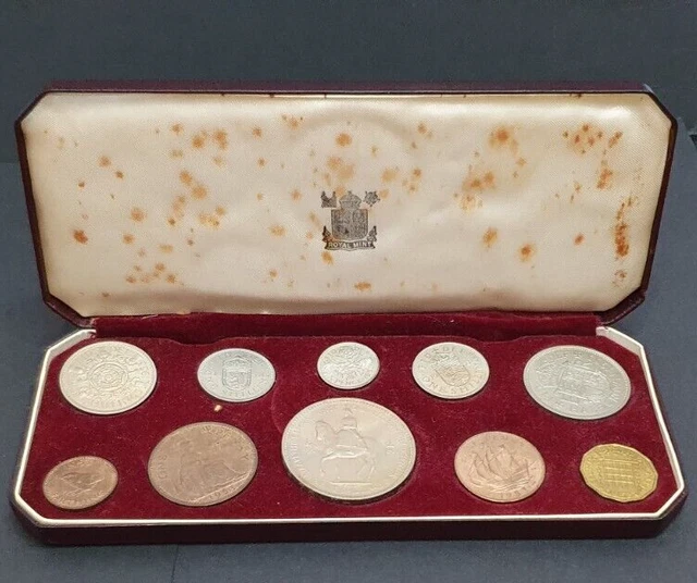 1953 ELIZABETH II Coronation Specimen Coin Set £95.00 - PicClick UK