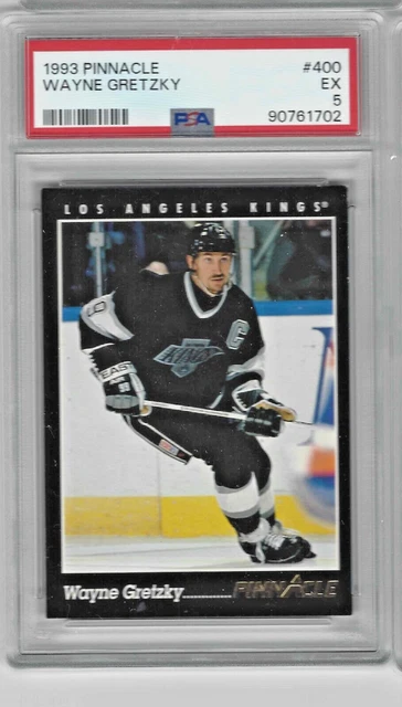 1993-94 PINNACLE WAYNE Gretzky #400 Los Angeles Kings PSA EX 5 (JBC475 ... 1993-94 PINNACLE WAYNE Gretzky #400 Los Angeles Kings PSA EX 5 (JBC475 ...