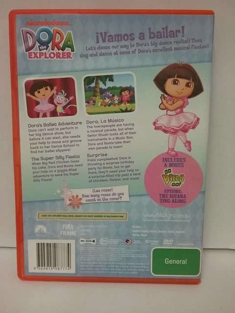 DORA THE EXPLORER - Dora's Ballet Adventures (DVD, 2010) - Region 4 $11 ...