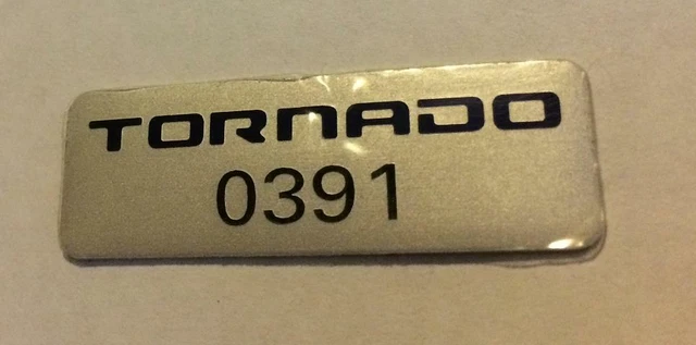 GENUINE FORD BA BF Build Number Badge FPV F6 Tornado 0391 $100.00 ...