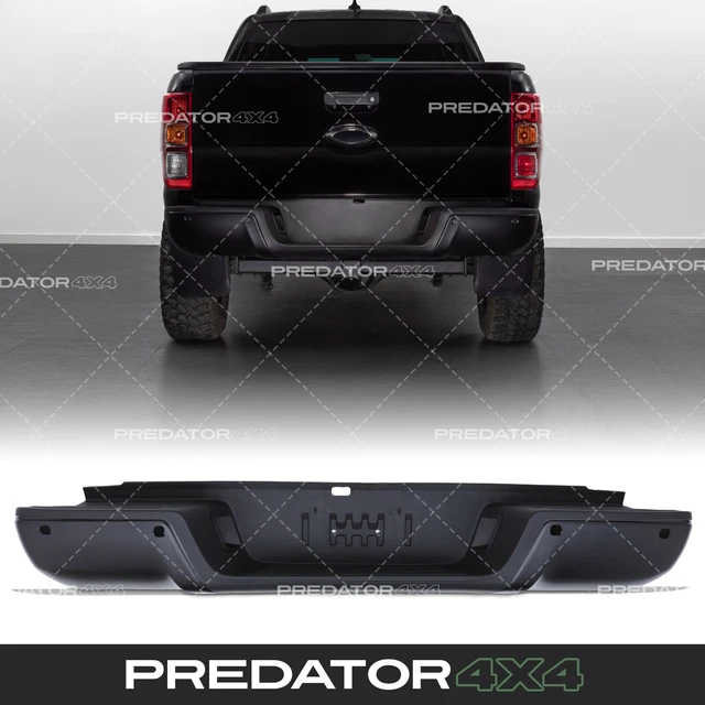 REPLACEMENT REAR BUMPER With Sensor Holes Black For Ford Ranger T6 T7 ...
