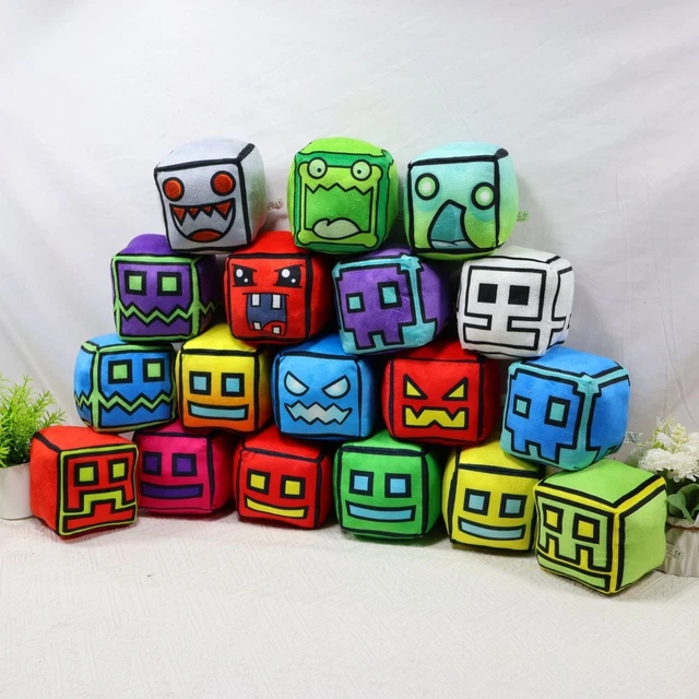 ABLE GEOMETRY DASH Plush Toy With Unique Characters And Soft Pp Cotton ...