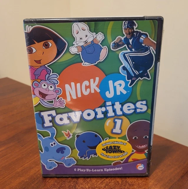 NICK JR FAVORITES 1 New Sealed DVD Viacom 2005 DORA OSWALD BLUES CLUES ...