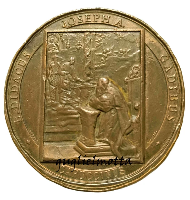 BEATIFICAZIONE 1894 DIEGO Giuseppe Da Cadice Cappuccino Medaglia ...