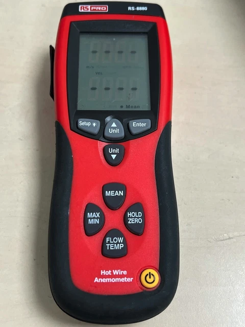 RS PRO RS-8880 hot wire Anemometer £78.34 - PicClick UK