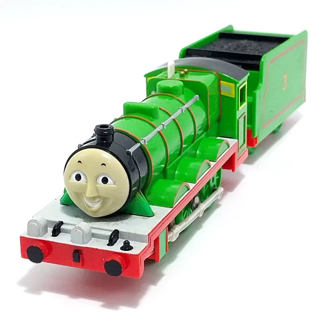 THOMAS AND FRIENDS Motorized Henry Trackmaster Locomotive Plarail Train ...