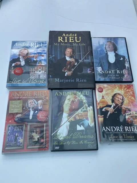 ANDRE RIEU BOOK & 6 DVDs bundle £26.68 - PicClick UK