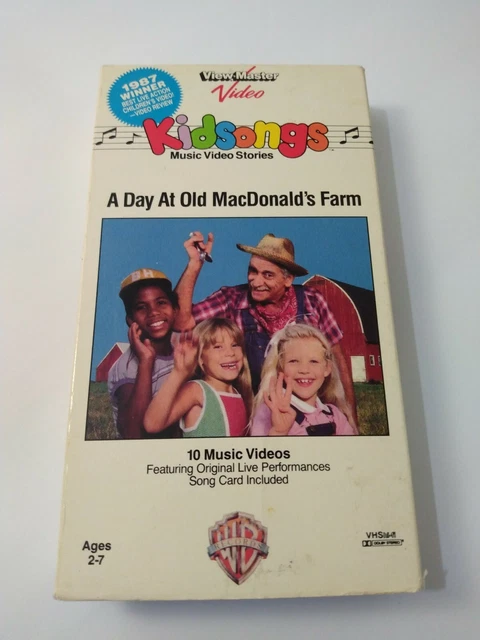 KIDSONGS A DAY at Old MacDonald's Farm VHS View Master Video EUR 9,07 ...