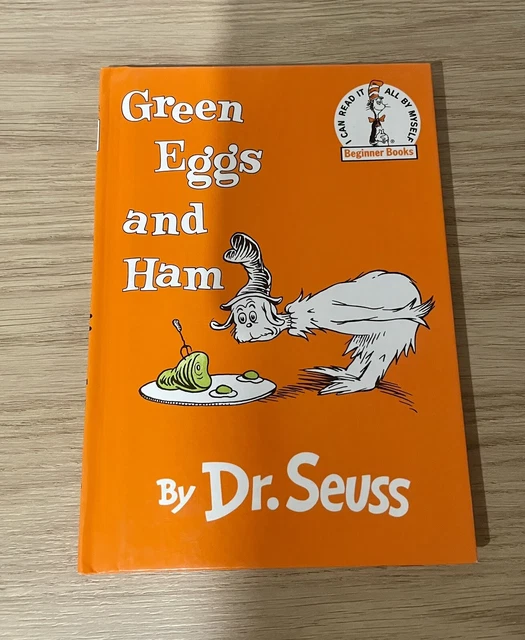 GREEN EGGS AND Ham Dr Seuss Beginner Books Grolier Book Club Edition ...