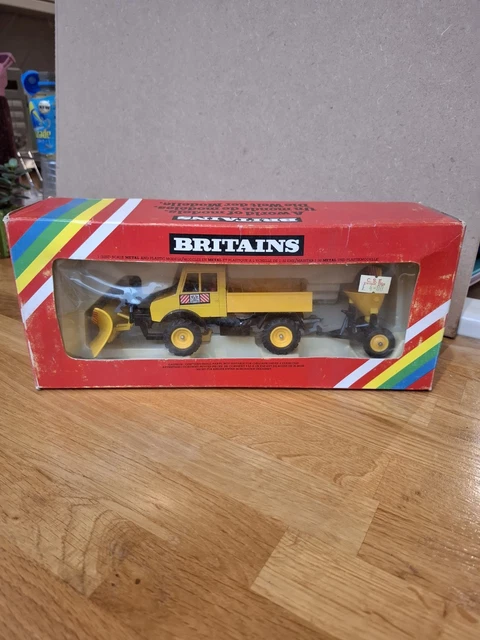 BRITAINS FARM Toys Unimog And Gritter Set ( Boxed ) £68.32 - PicClick UK