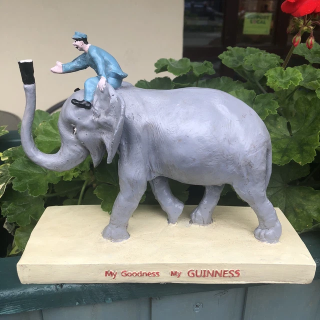 GUINNESS ELEPHANT WITH Zoo Keeper £49.00 - PicClick UK
