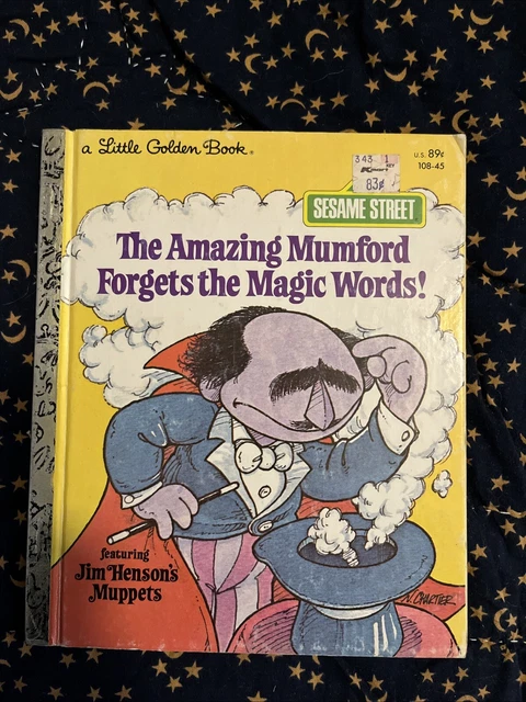 LITTLE GOLDEN BOOK, Sesame Street, Amazing Mumford Forgets the Magic ...