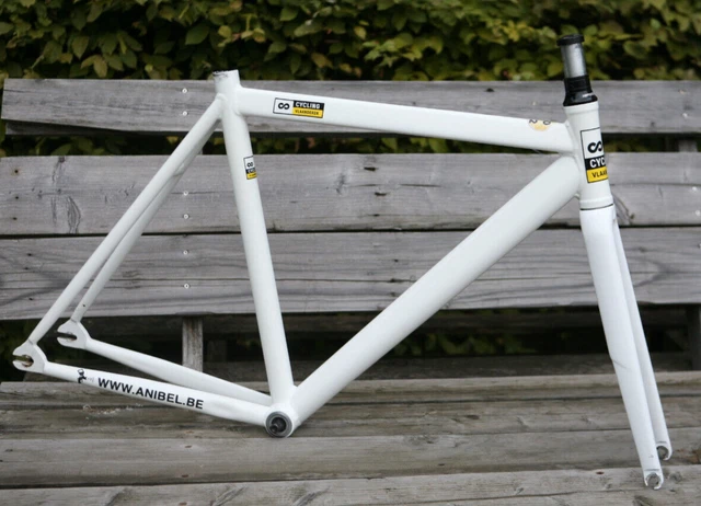 VINTAGE EDDY MERCKX aluminium Pista Track Fixedgear frame frameset 50cm ...