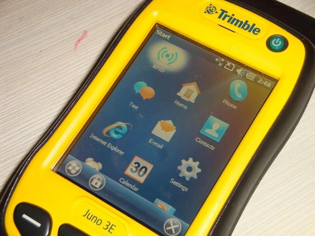 TRIMBLE JUNO 3E RFID WIFI GSM Handheld GNSS GPS DATA Collector W/O ...