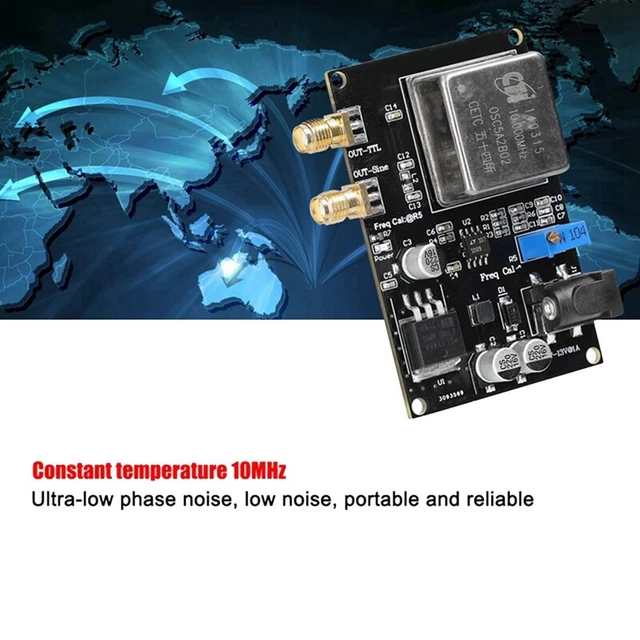 10MHZ OCXO FREQUENCY Reference Module Black Frequency Meter P9P81808 ...