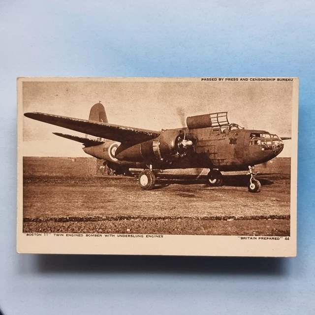 RAF WW2 AIRCRAFT Postcard C1940 Bomber Boston III A 20 Havoc £5.95 ...