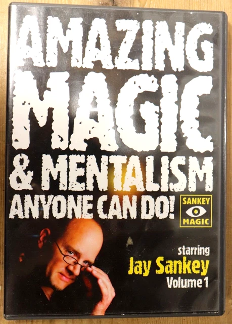 JAY SANKEY DVD Vol. 1 Amazing Magic and Mentalism Anyone Can Do Magic ...