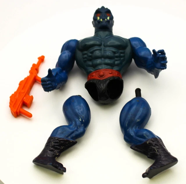 MOTU WEBSTOR 1981 Soft Head Incomplete Action Figure Masters Of The ...