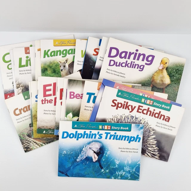 A STEVE PARISH Kids Story Book Bundle Lot x 25 Paperback Readers $89.95 ...